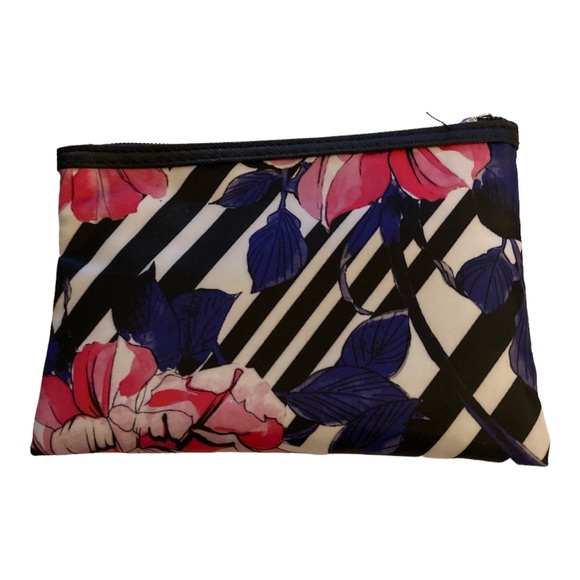 Modella | Bags | Modella Cosmetic Bag Floral Outside Print Inside Is ...